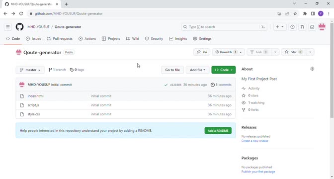 Mohammed Yousuf on LinkedIn: Random Quote-Generator Using Html, Css ... Mohammed Yousuf on LinkedIn: Random Quote-Generator Using Html, Css ...