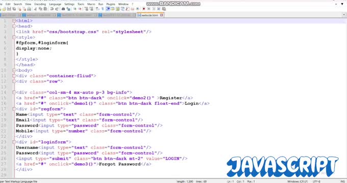javascript || Registration || Login || forget password ...... | SAMIM ... javascript || Registration || Login || forget password ...... | SAMIM ...