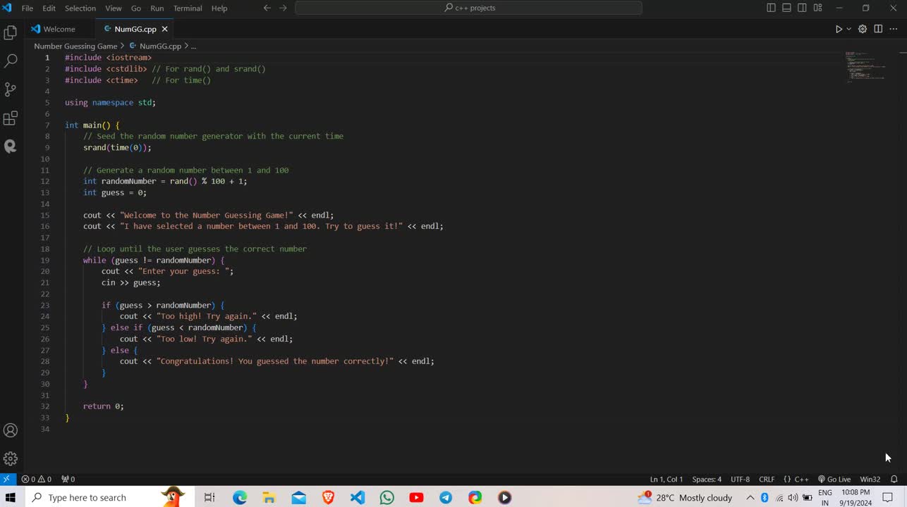 Himanshu Prasad on LinkedIn: #codsoft #internship #cplusplus # ... Himanshu Prasad on LinkedIn: #codsoft #internship #cplusplus # ...
