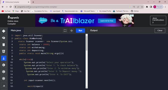 Sriya Reddy on LinkedIn: #java #internship #codsoft Sriya Reddy on LinkedIn: #java #internship #codsoft