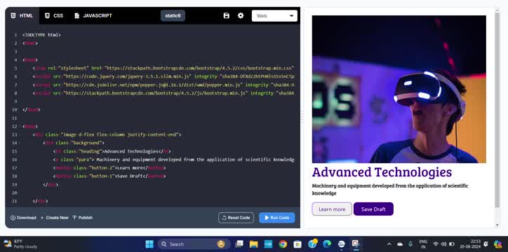 Sirisetti Soniya on LinkedIn: #day7 #html5 #css #bootstarp # ... Sirisetti Soniya on LinkedIn: #day7 #html5 #css #bootstarp # ...