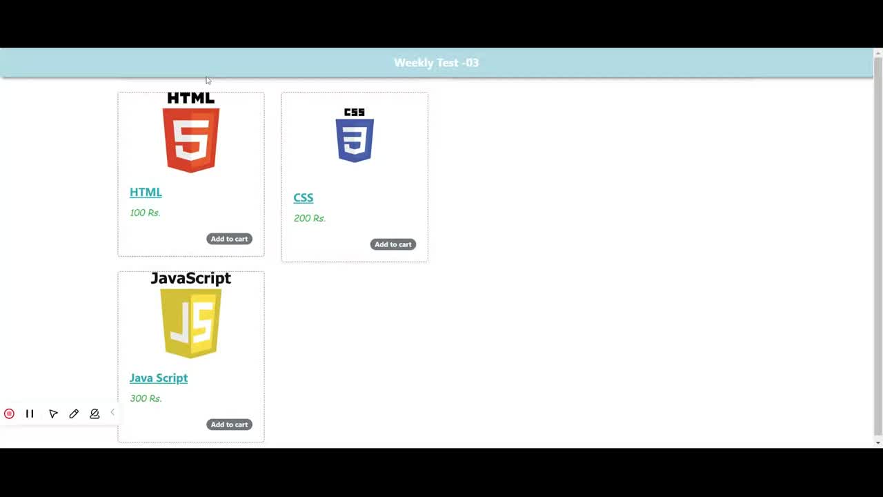 Naitik Raj on LinkedIn: #html #css #javascript #project #weeklytest # ... Naitik Raj on LinkedIn: #html #css #javascript #project #weeklytest # ...
