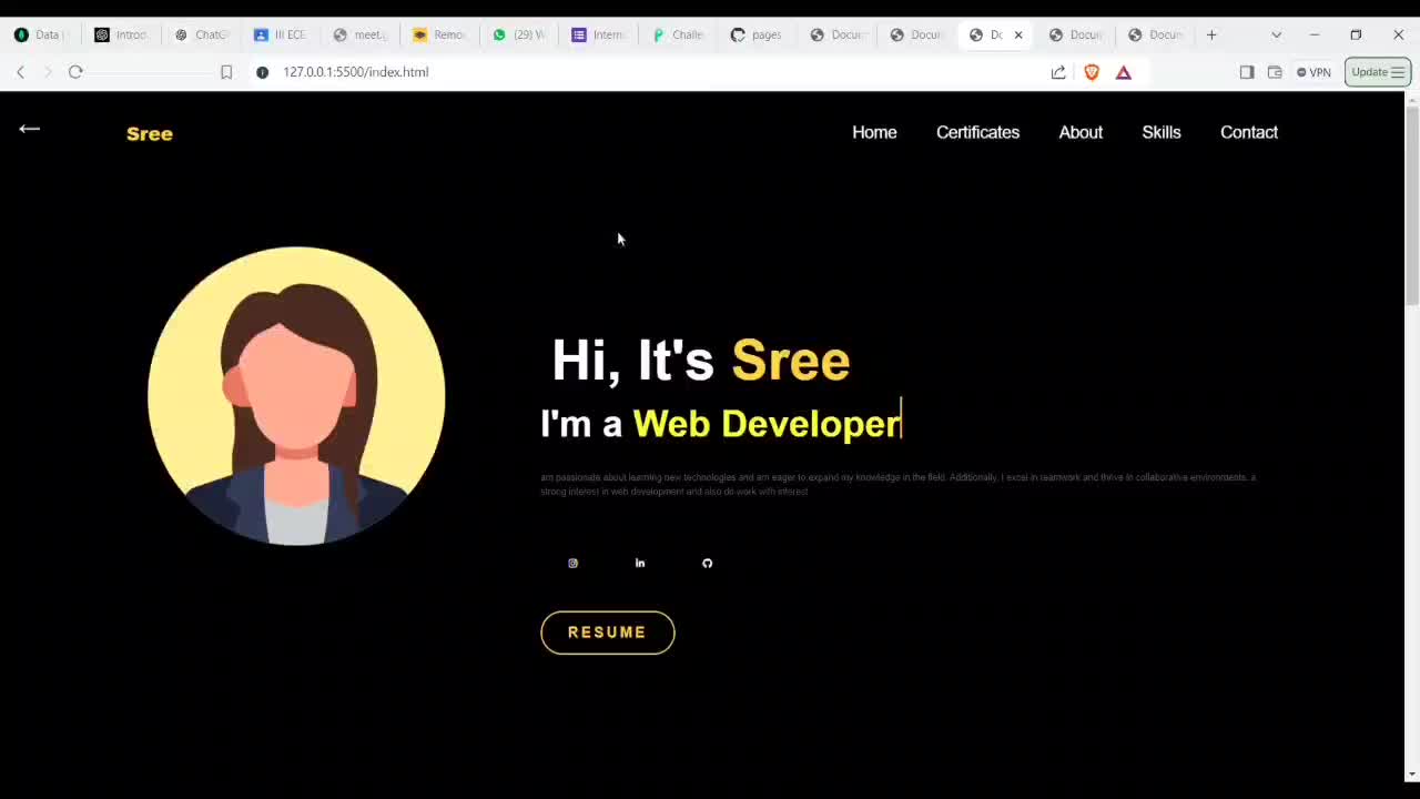 sree laxmi on LinkedIn: #portfolioproject #webdevelopment # ... sree laxmi on LinkedIn: #portfolioproject #webdevelopment # ...