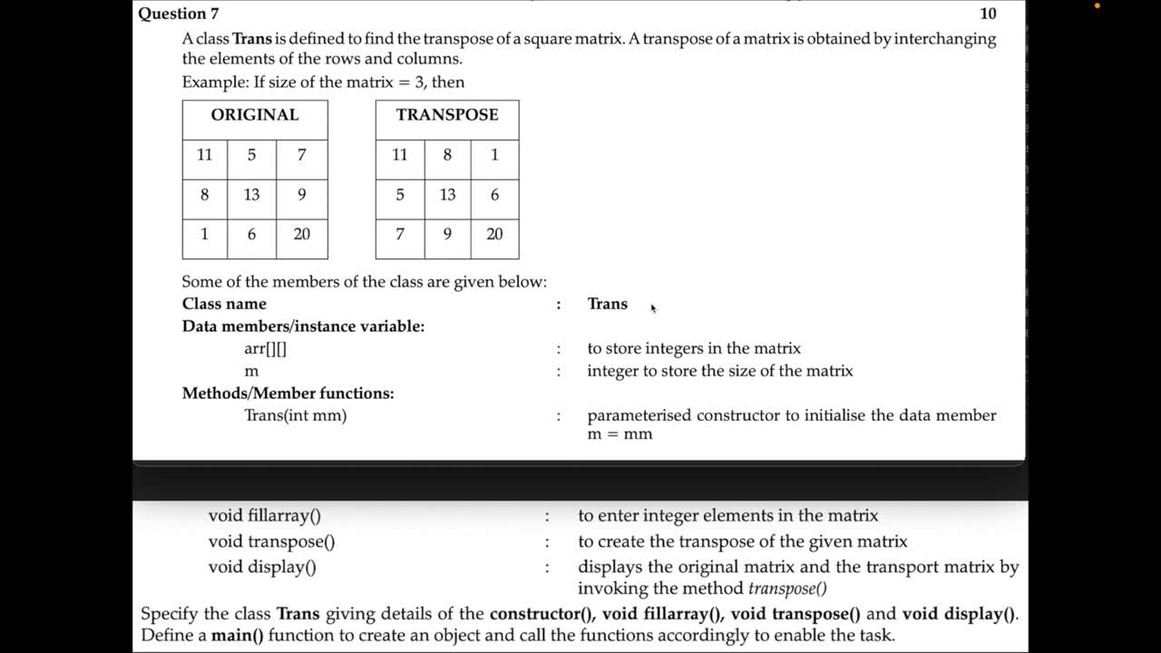 Question 7 of ISC Computer Science 2023 Theory Paper | CodeWithBK ... Question 7 of ISC Computer Science 2023 Theory Paper | CodeWithBK ...