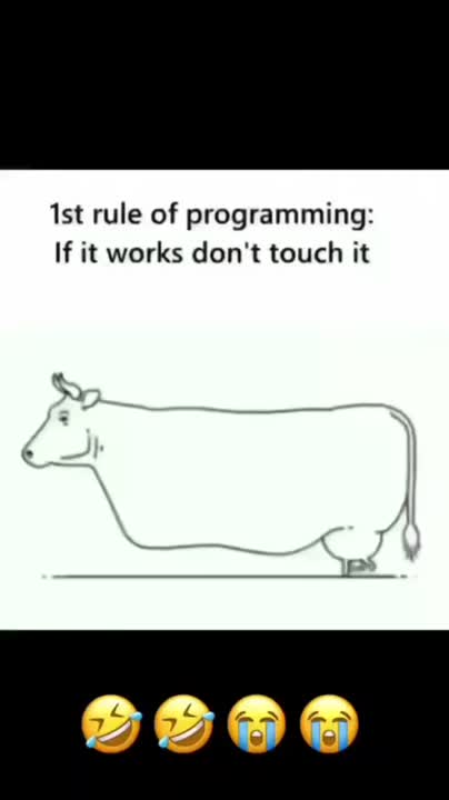 Alvin Foo on LinkedIn: Programming rule No. 1 π Alvin Foo on LinkedIn: Programming rule No. 1 π