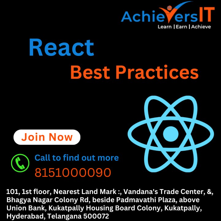 AchieversIT Trainings on LinkedIn: #react #reactjs #bestpractices # ... AchieversIT Trainings on LinkedIn: #react #reactjs #bestpractices # ...