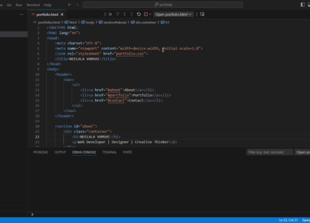 Neelala Vamshi on LinkedIn: #portfolio #html #css #javascript # ... Neelala Vamshi on LinkedIn: #portfolio #html #css #javascript # ...