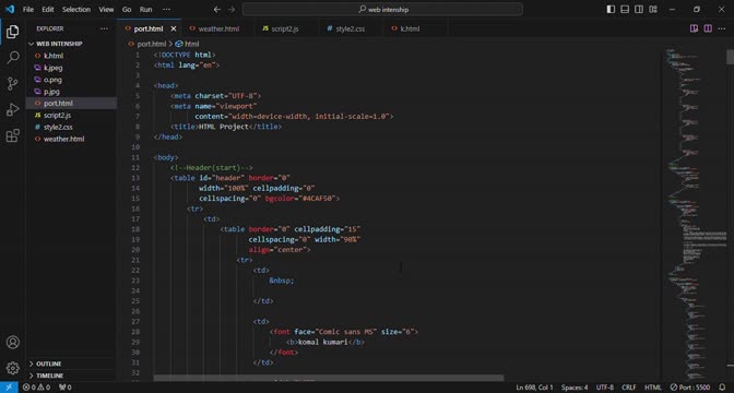 Komal Charan on LinkedIn: #webdevelopment #internship #portfolio # ... Komal Charan on LinkedIn: #webdevelopment #internship #portfolio # ...