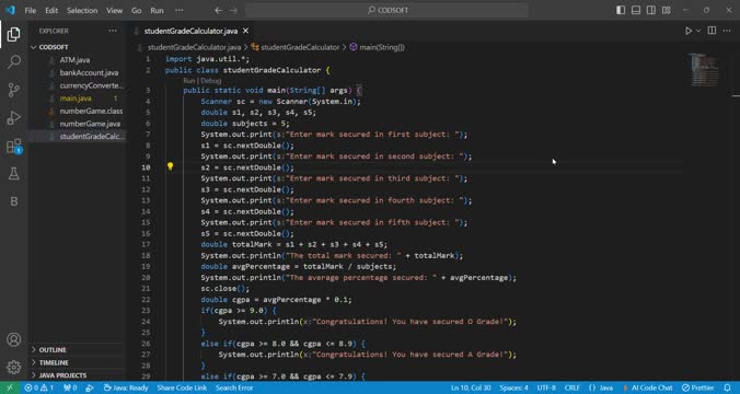 Shashanka Sekhar Dash on LinkedIn: As part of my CodSoft Java ... Shashanka Sekhar Dash on LinkedIn: As part of my CodSoft Java ...