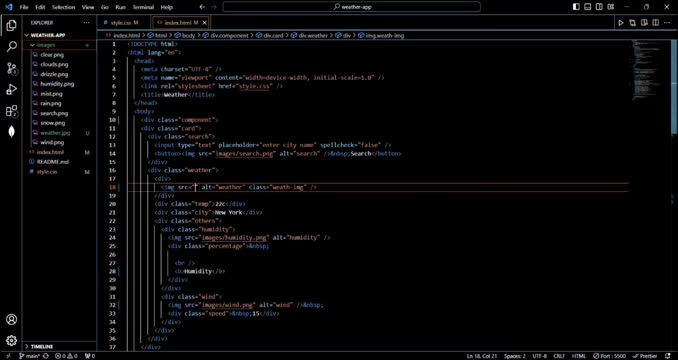 Created a weather app using html, css and javascript | Jyoti B posted ... Created a weather app using html, css and javascript | Jyoti B posted ...