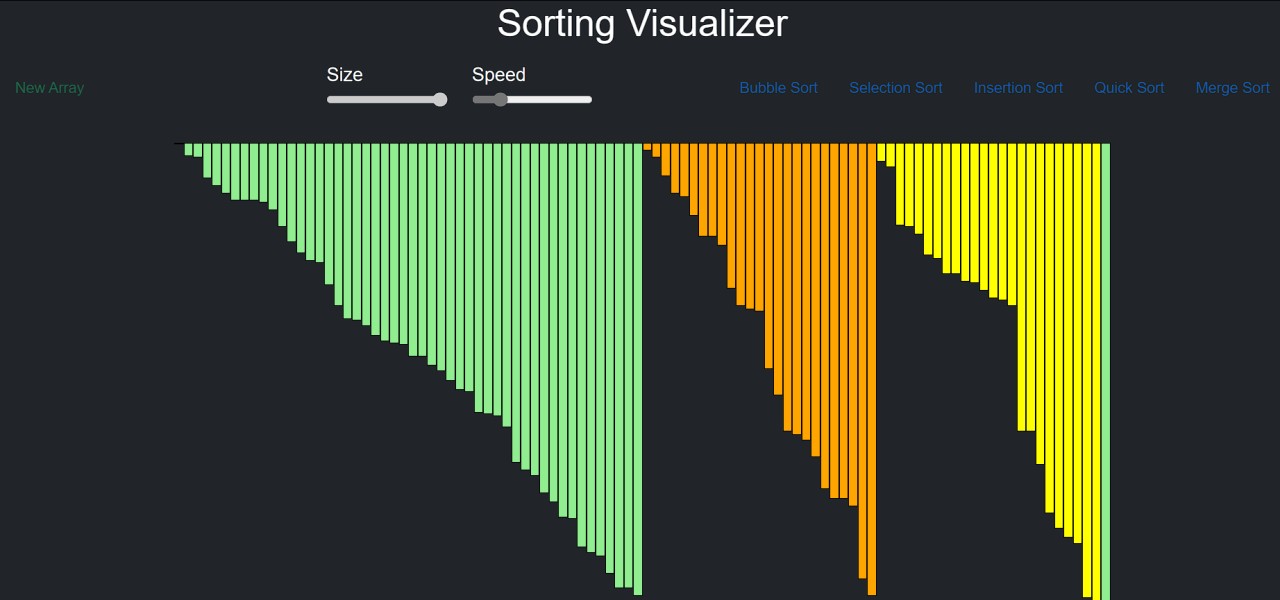 Designing a sorting visualizer using HTML, CSS, and JavaScript | Adarsh ... Designing a sorting visualizer using HTML, CSS, and JavaScript | Adarsh ...