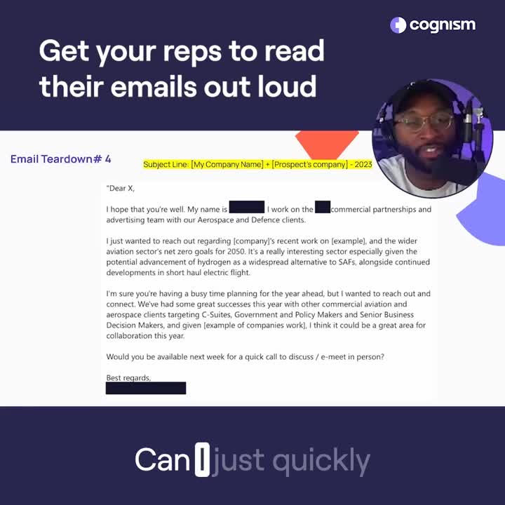 Avoid sending out bad cold emails by following this simple technique ... Avoid sending out bad cold emails by following this simple technique ...