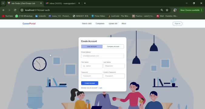Deployed a MERN-Stack Job-Portal application using ReactJs,Nodejs ... Deployed a MERN-Stack Job-Portal application using ReactJs,Nodejs ...
