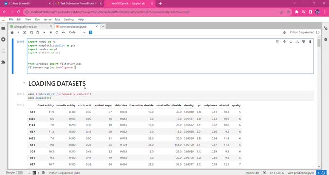 Completed Task 2 of Task 2 with Bharat Intern | Manish Choudhary posted ... Completed Task 2 of Task 2 with Bharat Intern | Manish Choudhary posted ...