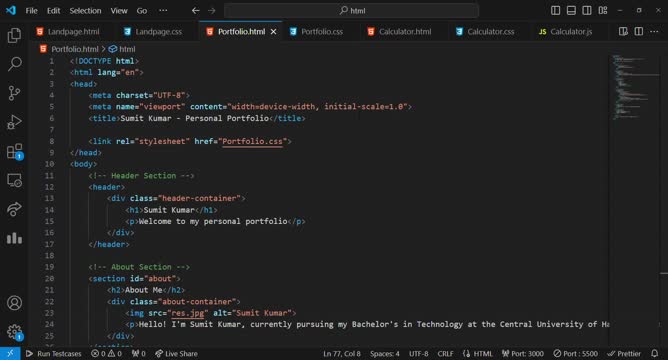 Sumit Kumar on LinkedIn: #codsoft #webdevelopment Sumit Kumar on LinkedIn: #codsoft #webdevelopment