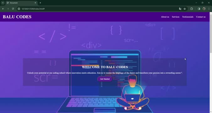 Balu eswar Meduri on LinkedIn: 😎😎😎My second project using Html and Css Balu eswar Meduri on LinkedIn: 😎😎😎My second project using Html and Css