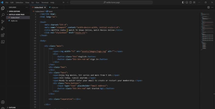 #webdevelopment #html #css #netflixhomepage #intership | DEEPA N H #webdevelopment #html #css #netflixhomepage #intership | DEEPA N H