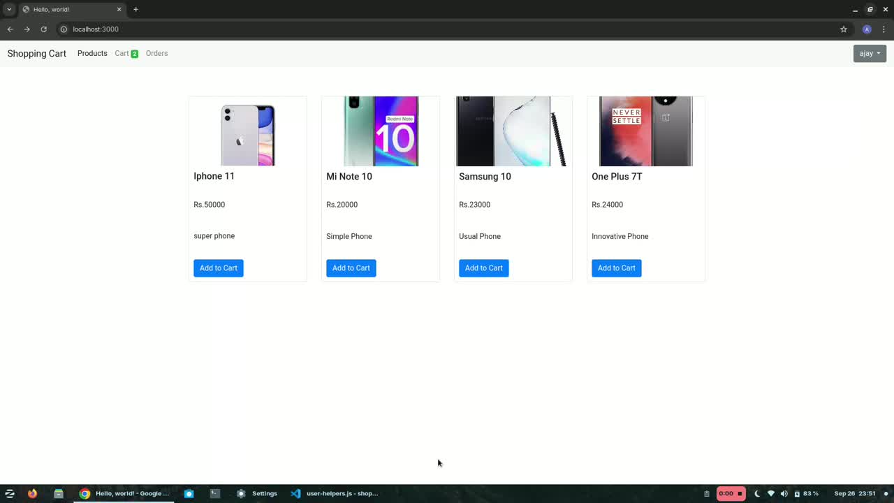 Ajay V on LinkedIn: #nodejs #webdevelopment #codingjourney #learntocode ... Ajay V on LinkedIn: #nodejs #webdevelopment #codingjourney #learntocode ...