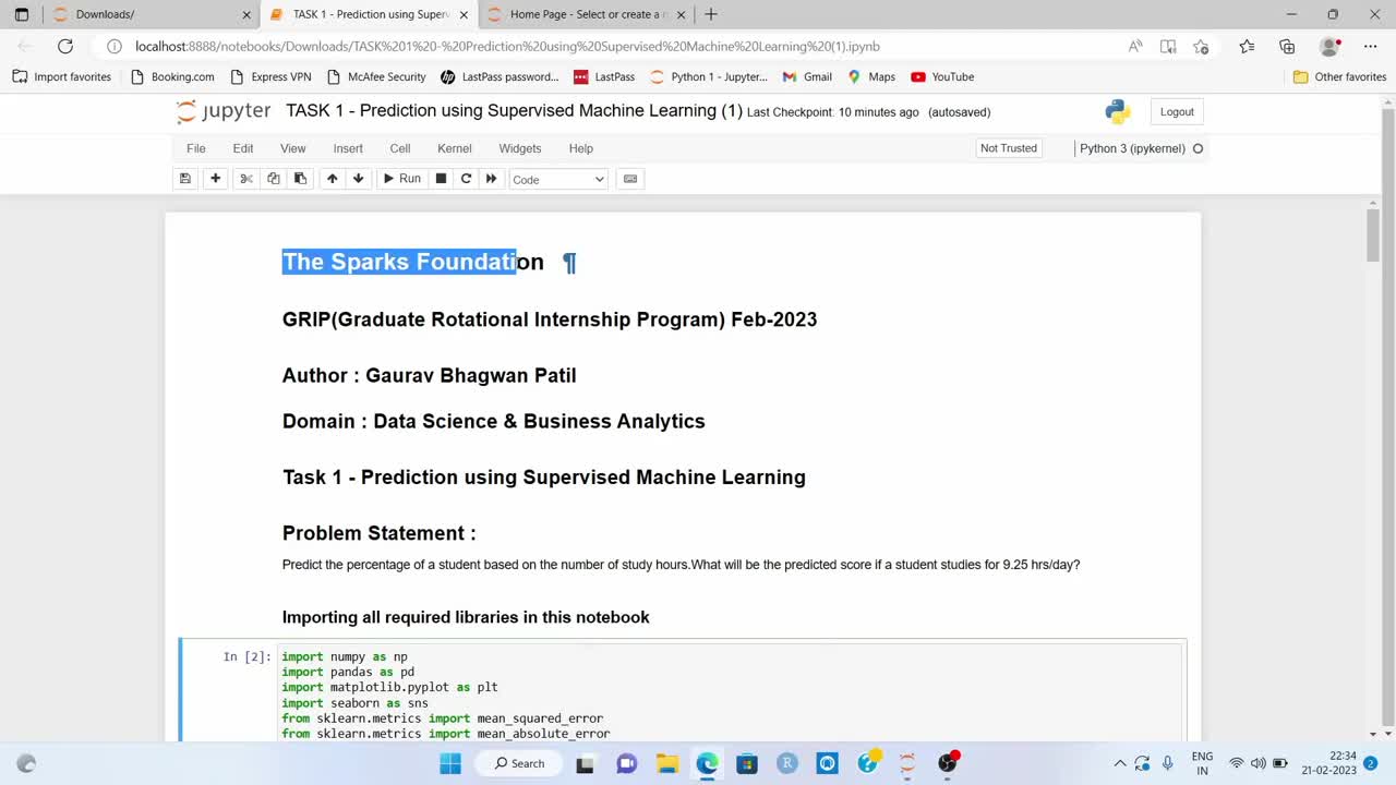 Gaurav Patil on LinkedIn: #connections #task #gripfebruary23 #python # ... Gaurav Patil on LinkedIn: #connections #task #gripfebruary23 #python # ...