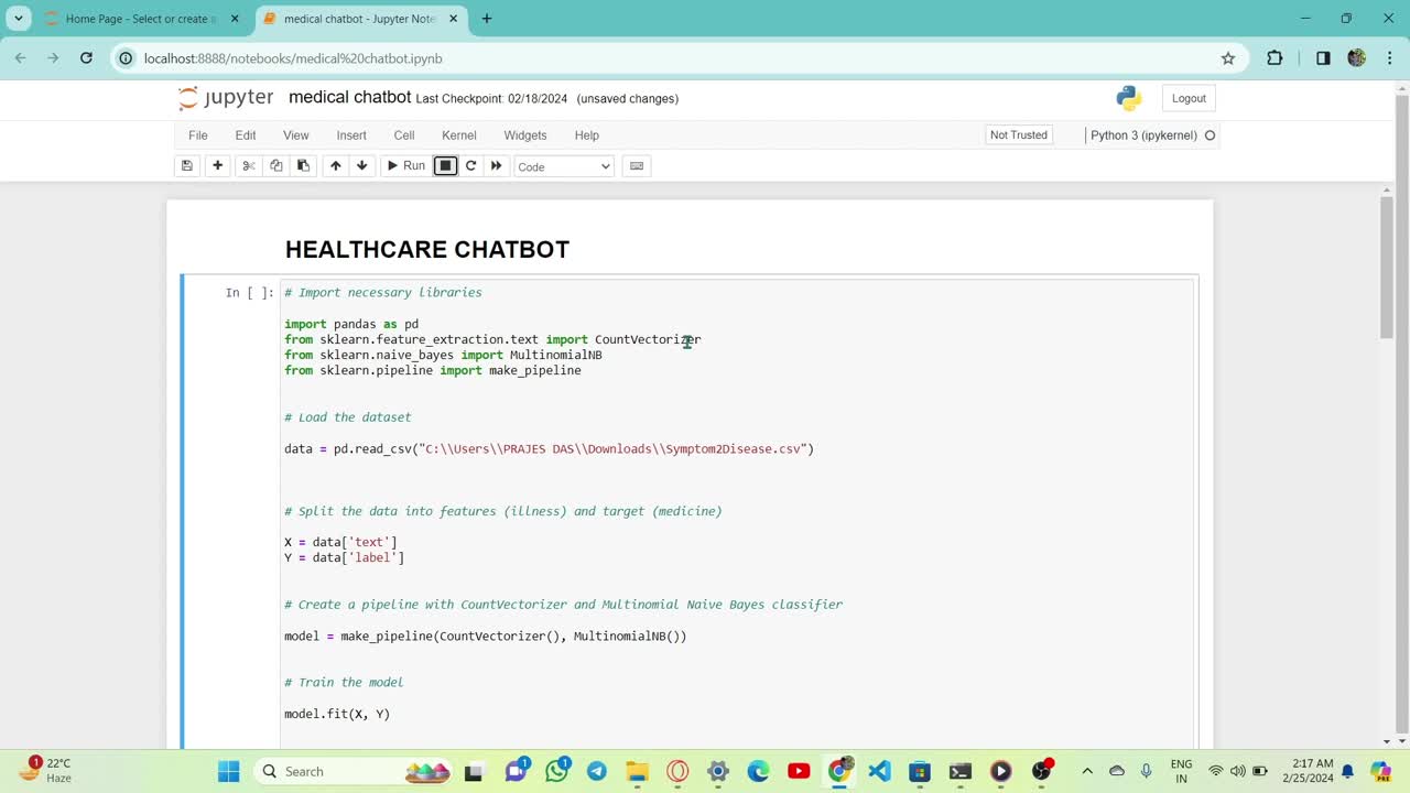 Pinnacle Labs Internship: Chatbot using Python | Prajes Das posted on ... Pinnacle Labs Internship: Chatbot using Python | Prajes Das posted on ...