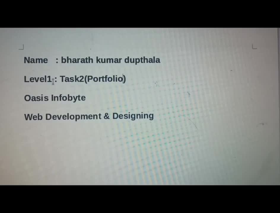 Bharath Dupthala on LinkedIn: #webdevelopment #html #css #oasisinfobyte ... Bharath Dupthala on LinkedIn: #webdevelopment #html #css #oasisinfobyte ...