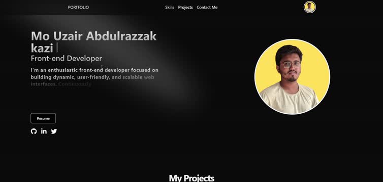 Uzair Kazi on LinkedIn: #portfolio #nextjs #react #tailwindcss # ... Uzair Kazi on LinkedIn: #portfolio #nextjs #react #tailwindcss # ...
