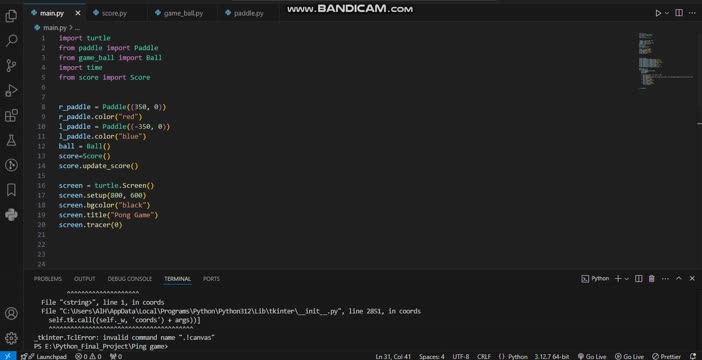 Adham kishawi on LinkedIn: #ponggame #python #pythondeveloper # ... Adham kishawi on LinkedIn: #ponggame #python #pythondeveloper # ...