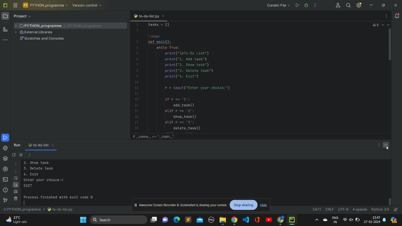 Completed my python task with CodSoft | Trupti Behera posted on the ... Completed my python task with CodSoft | Trupti Behera posted on the ...