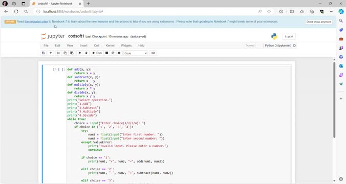 TRUPTI RATH on LinkedIn: Task 1:python programming(calculator ) TRUPTI RATH on LinkedIn: Task 1:python programming(calculator )