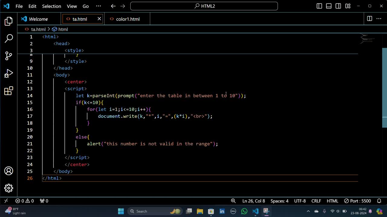 Nandini Reddy Akkala on LinkedIn: #html #css #javascript Nandini Reddy Akkala on LinkedIn: #html #css #javascript