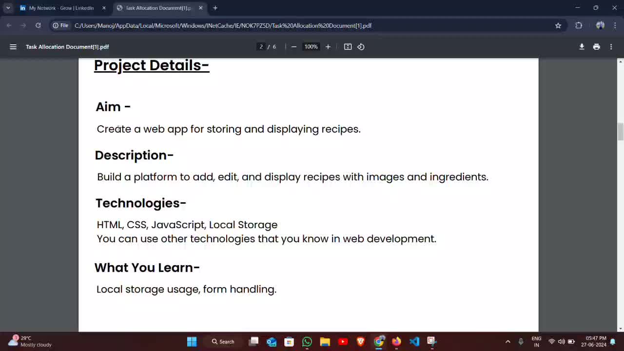 Manoj Paloi on LinkedIn: #internship #webdevelopment # ... Manoj Paloi on LinkedIn: #internship #webdevelopment # ...
