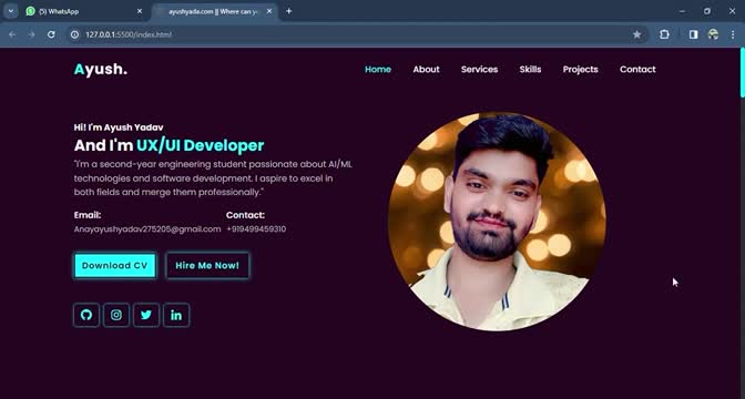 Ayush yadav on LinkedIn: #portfolioshowcase #techprojects # ... Ayush yadav on LinkedIn: #portfolioshowcase #techprojects # ...