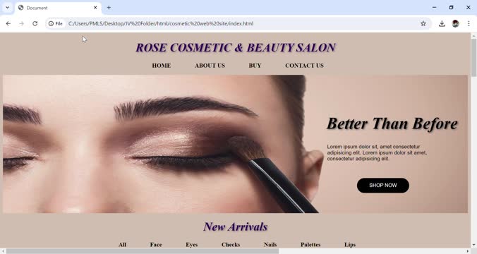 Javeria Masood on LinkedIn: #webdevelopment #html #css #makeupwebsite # ... Javeria Masood on LinkedIn: #webdevelopment #html #css #makeupwebsite # ...