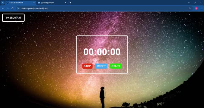 Deepak Kumar on LinkedIn: Clock & StopWatch using React Deepak Kumar on LinkedIn: Clock & StopWatch using React