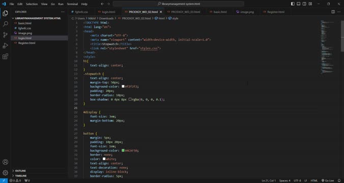 I built a stopwatch web application using HTML, CSS, and JavaScript ... I built a stopwatch web application using HTML, CSS, and JavaScript ...