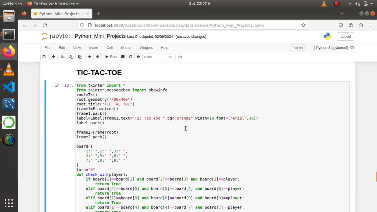 Thoti Chandana on LinkedIn: #tictactoe #tictactoe #pythonprogramming # ... Thoti Chandana on LinkedIn: #tictactoe #tictactoe #pythonprogramming # ...