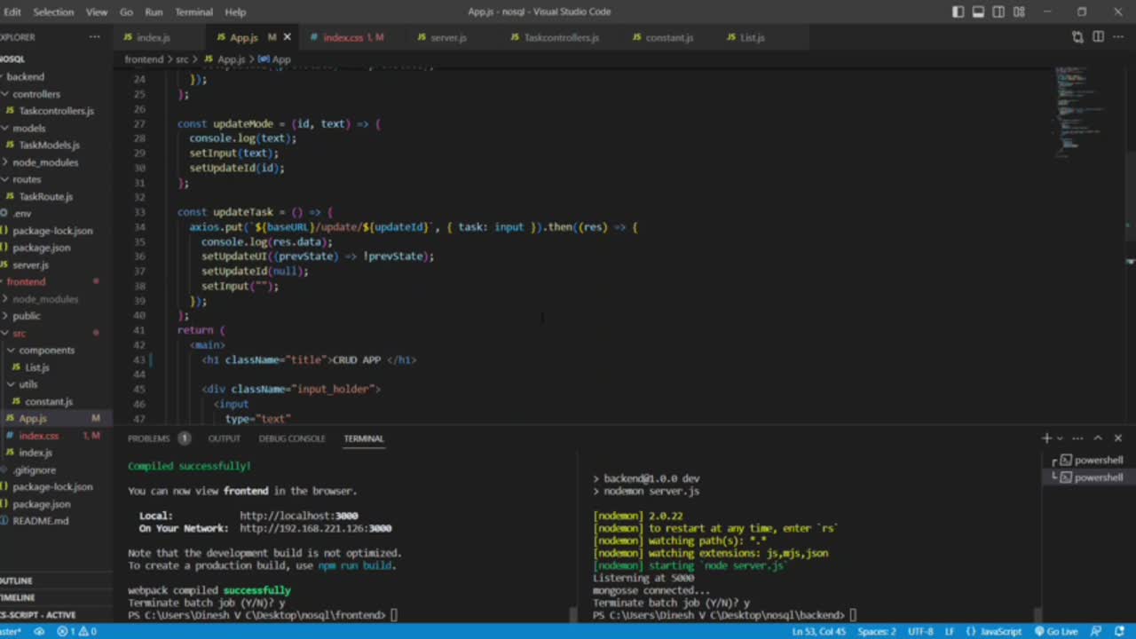 Keerthana M on LinkedIn: #webdevelopment #crudoperations # ... Keerthana M on LinkedIn: #webdevelopment #crudoperations # ...