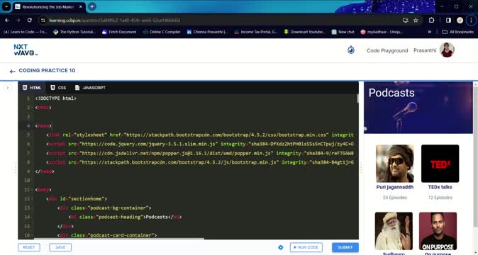 Prasanthi Chenna on LinkedIn: #day8 #html #css #nxtwave #ccbp # ... Prasanthi Chenna on LinkedIn: #day8 #html #css #nxtwave #ccbp # ...