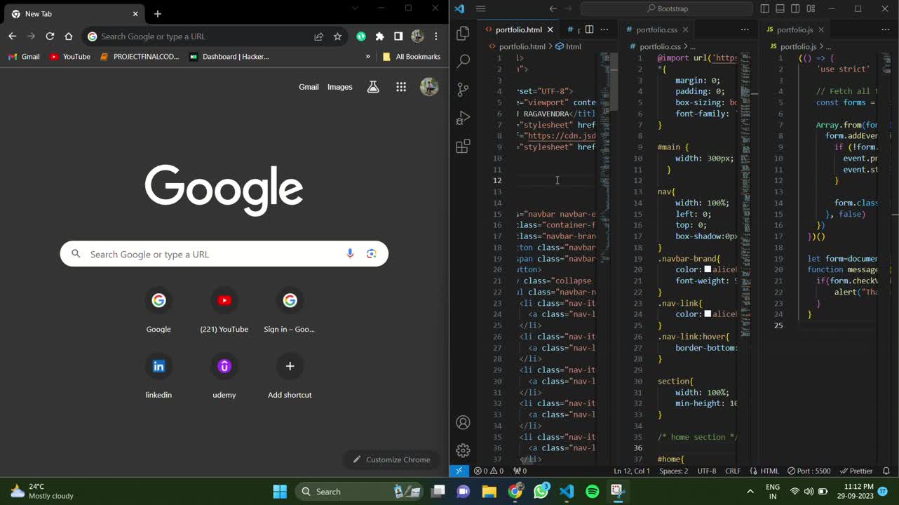RAJ RAGAVENDRA V on LinkedIn: #html5 #css3 #bootstrap #js RAJ RAGAVENDRA V on LinkedIn: #html5 #css3 #bootstrap #js