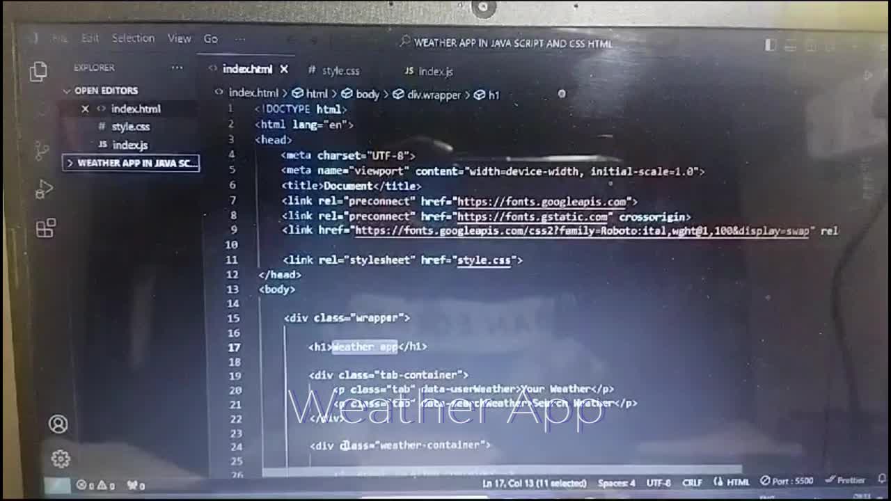NEERAJ Kumar on LinkedIn: Weather app are using HTML CSS AND JAVASCRIPT ... NEERAJ Kumar on LinkedIn: Weather app are using HTML CSS AND JAVASCRIPT ...