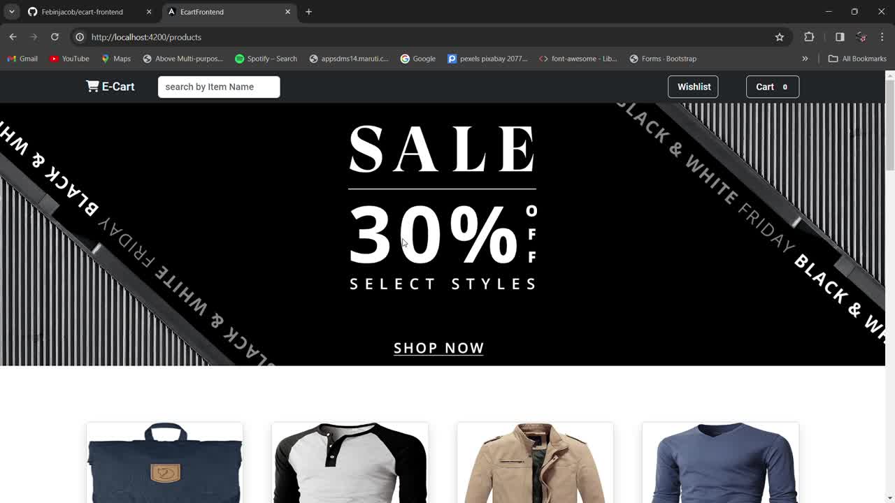 My Angular project for E-commerce | Febin Jacob posted on the topic ... My Angular project for E-commerce | Febin Jacob posted on the topic ...