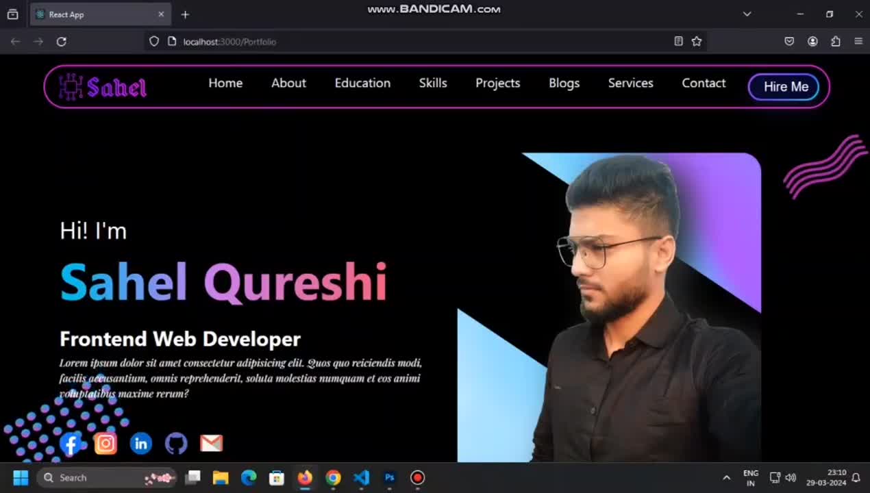 How I created my personal portfolio website using Html, CSS, Javascript ... How I created my personal portfolio website using Html, CSS, Javascript ...