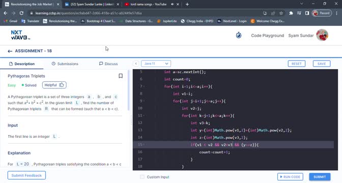 Syam Sundar Lanke on LinkedIn: #day82 #100daysofcodingchallenge #java # ... Syam Sundar Lanke on LinkedIn: #day82 #100daysofcodingchallenge #java # ...