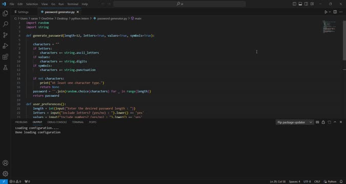 #python #coding #passwordgenerator #techjourney #learntocode… | Saravanan V #python #coding #passwordgenerator #techjourney #learntocode… | Saravanan V