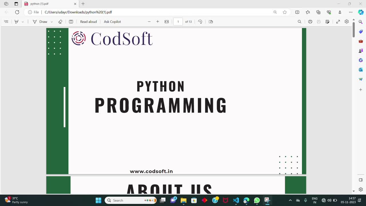 Completed task2 in CodSoft project | NARAPUREDDI UDAY KUMAR posted on ... Completed task2 in CodSoft project | NARAPUREDDI UDAY KUMAR posted on ...