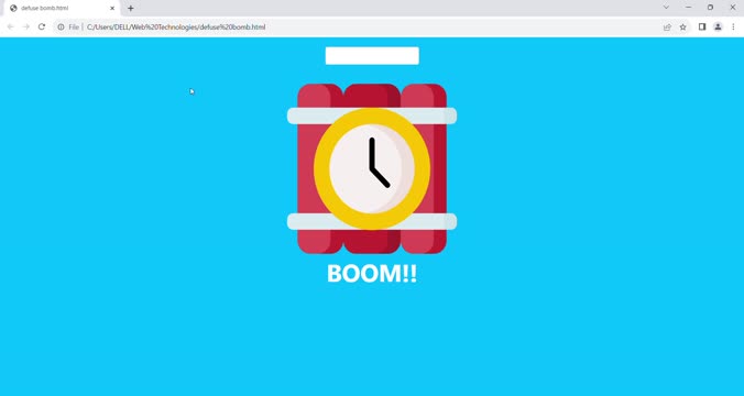 MANNE HEMANTH KUMAR on LinkedIn: #javascriptchallenge #bombdefusal # ... MANNE HEMANTH KUMAR on LinkedIn: #javascriptchallenge #bombdefusal # ...