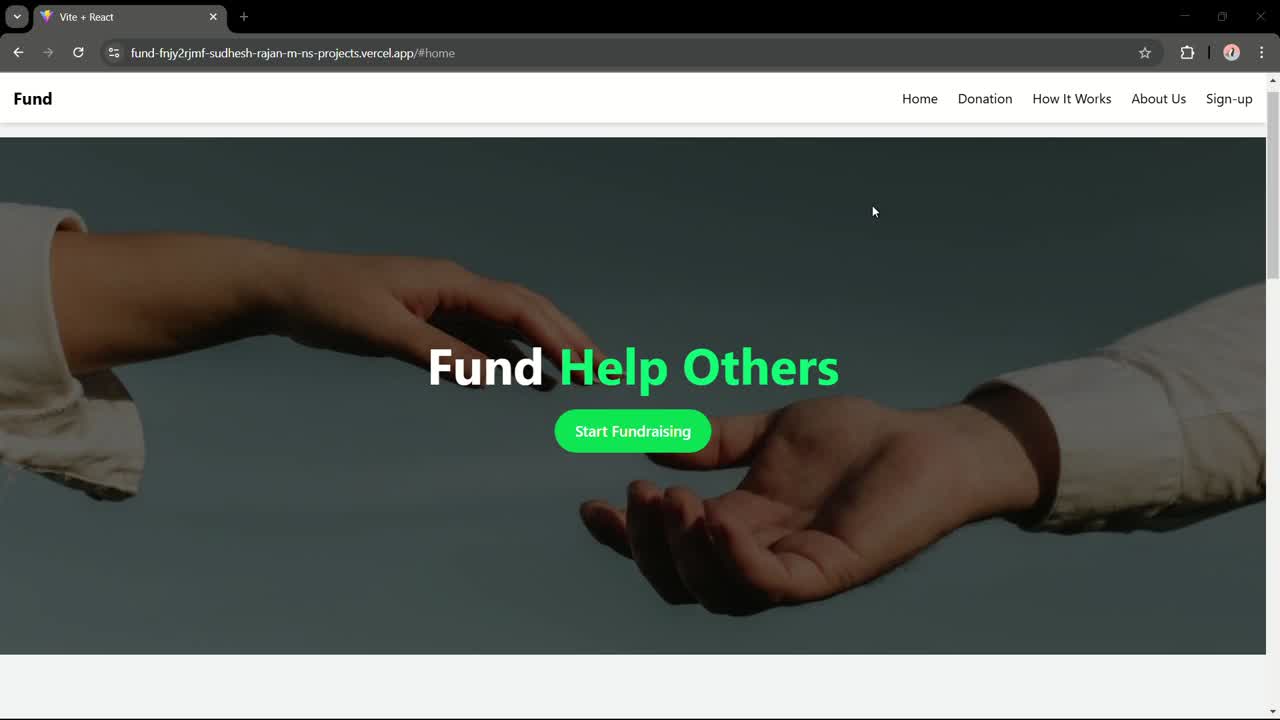 #mernstack #fundraising #reactjs #tailwindcss #communitytech… | Sudhesh ... #mernstack #fundraising #reactjs #tailwindcss #communitytech… | Sudhesh ...
