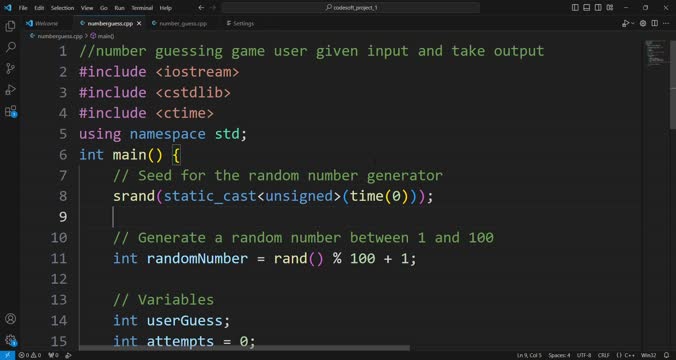 Celebrating Codsoft's Number Guessing Game | Aman Patel posted on the ... Celebrating Codsoft's Number Guessing Game | Aman Patel posted on the ...