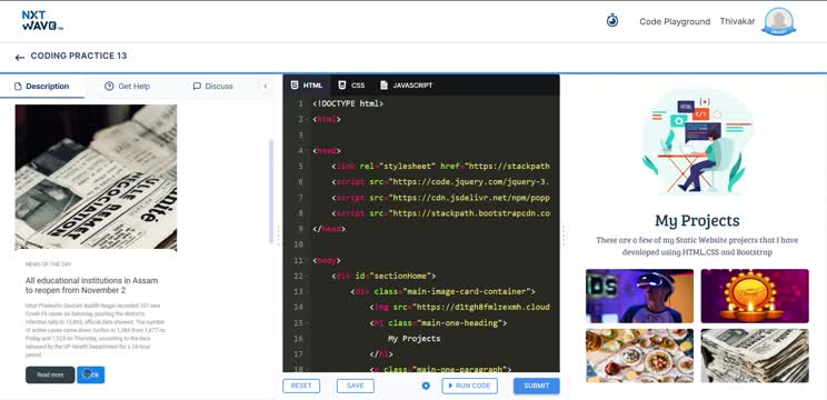 Thivakar R on LinkedIn: #nxtwave #intern #css #html #coding #website Thivakar R on LinkedIn: #nxtwave #intern #css #html #coding #website