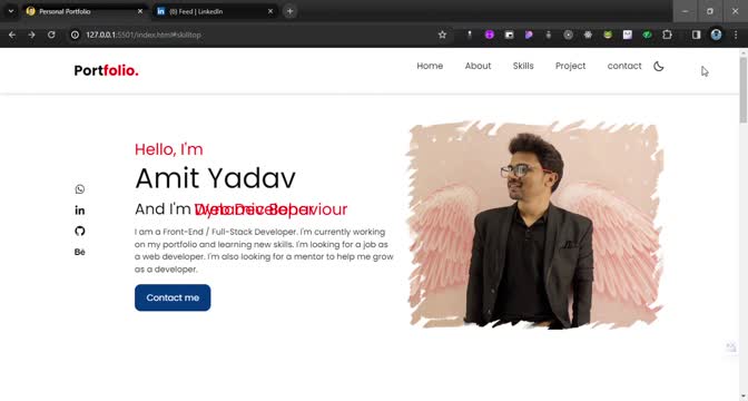 amit yadav on LinkedIn: hello #connections i have created own portfolio ... amit yadav on LinkedIn: hello #connections i have created own portfolio ...